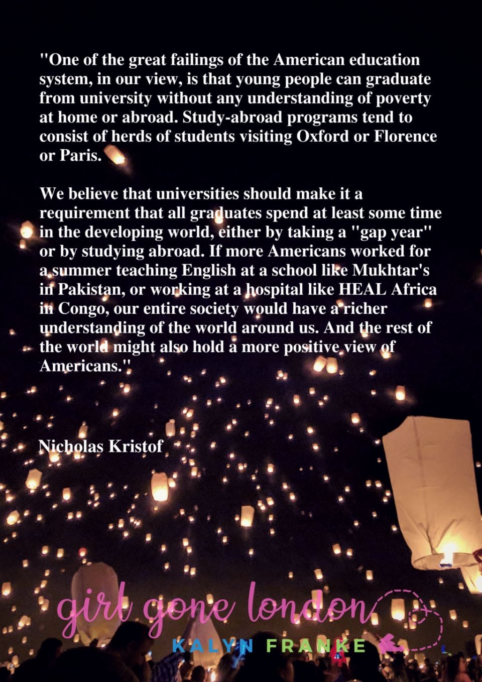 41+ Study Abroad Quotes to Inspire Your Dreams - girl gone london